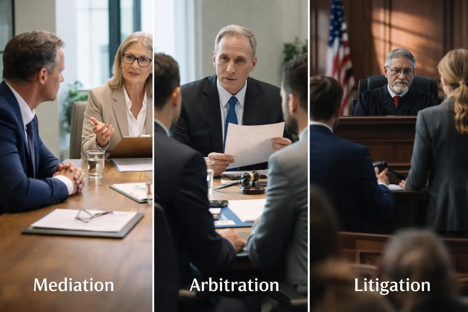 Arbitration vs Mediation vs Litigation: Key Legal Differences - Rapid ...