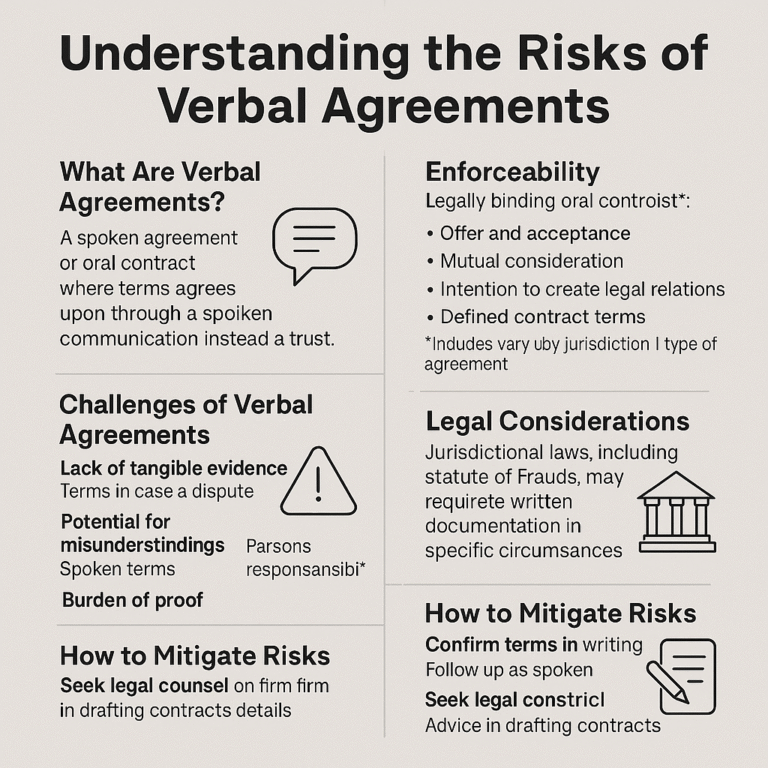 The Risks of Verbal Agreements in Business Contracts - Rapid Ruling